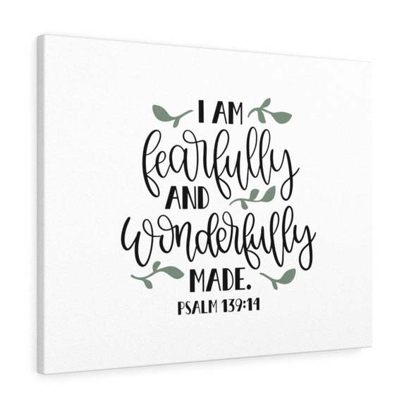 Express Your Love Gifts | Art | Scripture Sign Wonderfully Made Psalm ...